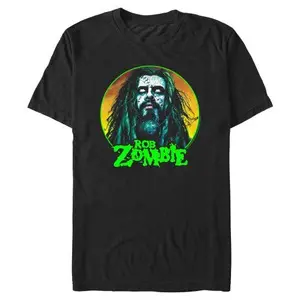 ROB ZOMBIE Undead Face Logo Short Sleeve Graphic T-shirt - Black