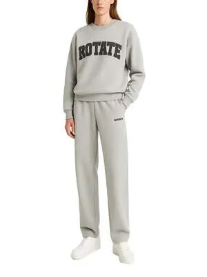 ROTATE BY BIRGER CHRISTENSEN Logo Sweatshirt - Gray