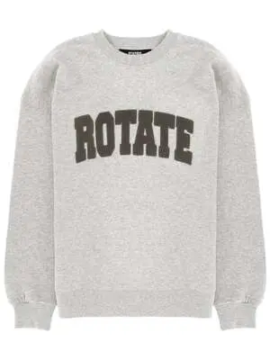 ROTATE BY BIRGER CHRISTENSEN Logo Sweatshirt - Gray