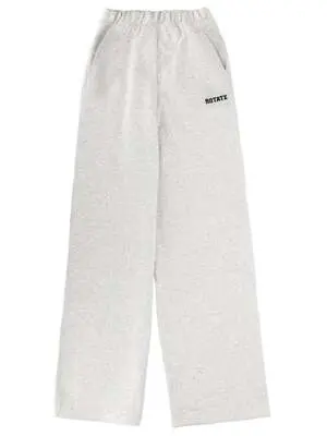 ROTATE BY BIRGER CHRISTENSEN ROTATE Organic Cotton Jogger Pants Gray