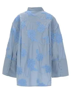 ROTATE BY BIRGER CHRISTENSEN Camicia Oversize Con Dettoglio Floreale