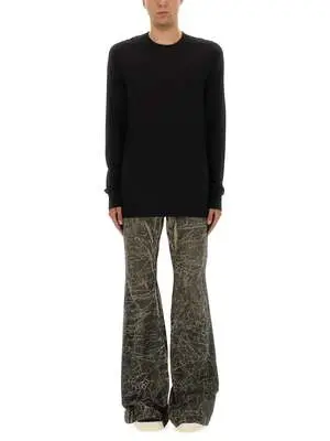 Rick Owens Long-sleeved T-shirt - Black