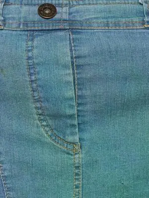 Dolce & Gabbana Open-back Denim Top
