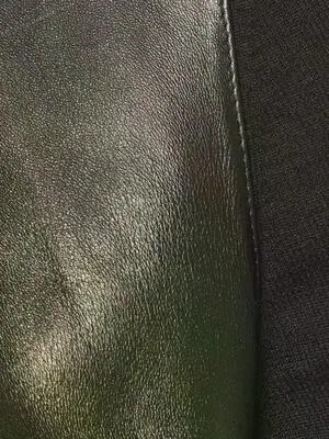 Gucci Cashmere Leather Open-front Jacket