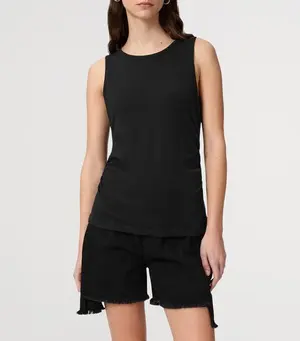 ALLSAINTS Ruched Katarina Tank Top - Black