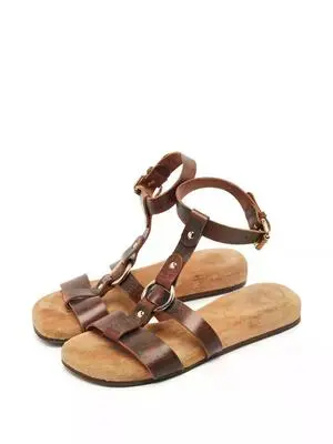 Chloé Leather Ankle-strap Sandals