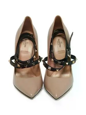 Valentino Garavani Rockstud Ankle Strap Pumps