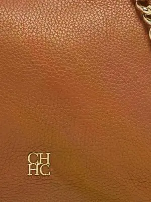 Carolina Herrera Chain-link Tassel Shoulder Bag - Brown