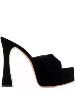 Amina Muaddi Dalida Platform Sandals