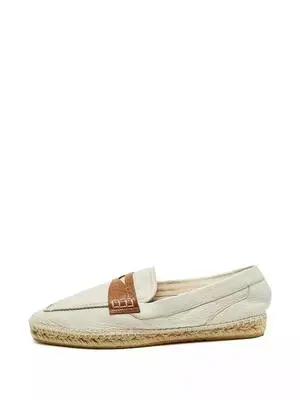 Giorgio Armani Leather Loafers - Grey