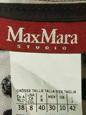 Max Mara Dotted Cropped Blazer