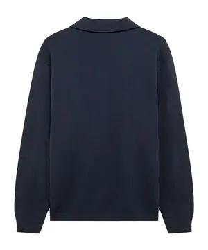 AUTRY Striped-sleeve Knitted Jacket