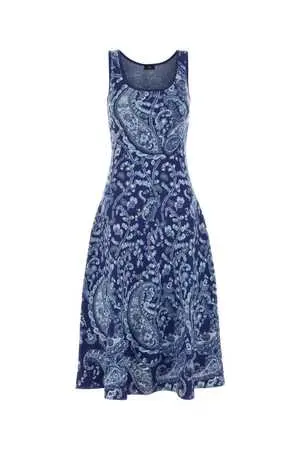 Etro Embroidered Knit Dress - Multicolor