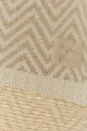 Fendi Embroidered Alpaca Blend Scarf