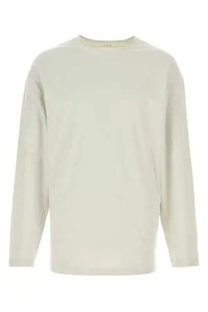LEMAIRE Chalk Cotton T-shirt - Gray
