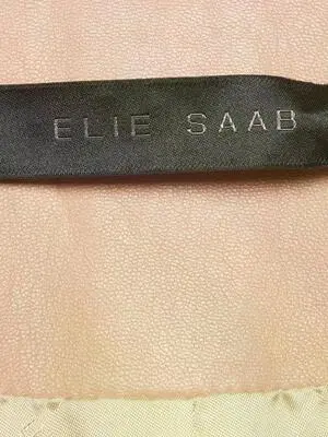 Elie Saab Leather Cross-over Jacket