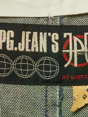 JEAN PAUL GAULTIER Lace-up High-waisted Jeans