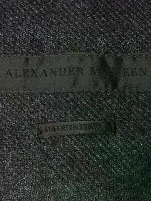Alexander McQueen Single-breasted Coat With Shearling Collar