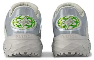 LOUIS VUITTON Discovery Lace Up Sneakers - Grey/silver/beige
