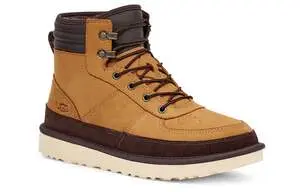 UGG Highland Lace Up Zip Up Boots - Wheat/brown