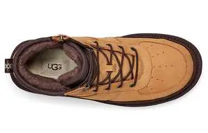UGG Highland Lace Up Zip Up Boots - Wheat/brown