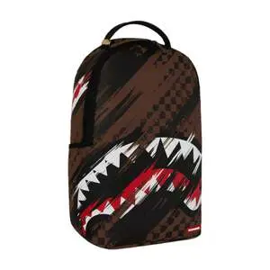 SPRAYGROUND Smeared Grunge Backpack - Brown/black