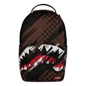 SPRAYGROUND Smeared Grunge Backpack - Brown/black