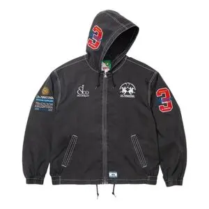 Supreme X La Martina Ss26 Lightweight Hooded Jacket - Black