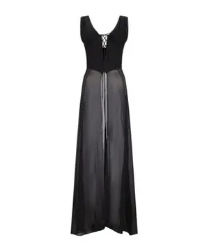 Giuseppe Di Morabito Sheer Corset Maxi Dress