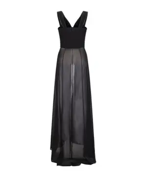 Giuseppe Di Morabito Sheer Corset Maxi Dress