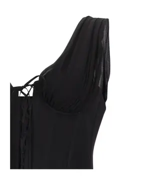 Giuseppe Di Morabito Sheer Corset Maxi Dress