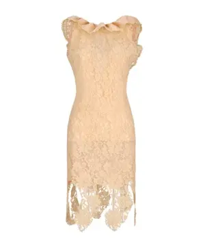 Giuseppe Di Morabito Ruffled Lace-overlay Dress