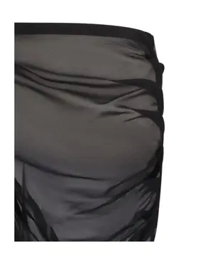 Giuseppe Di Morabito Ruched Draped Silk Maxi Skirt