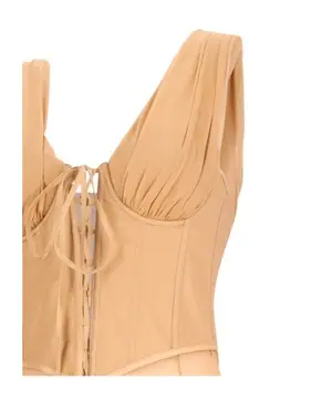 Giuseppe Di Morabito Sleeveless Lace-up Top