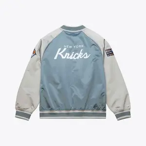 Mitchell & Ness New York Knicks Lightweight Satin Full-snap Jacket