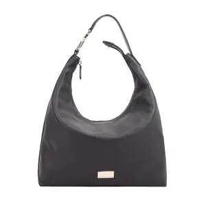 PAUL COSTELLOE Ebro Leather Shoulder Bag Jet - Black