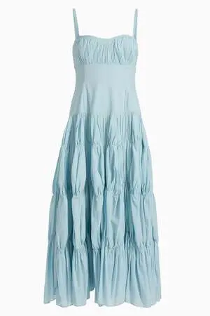 Ulla Johnson Emmalina Sl Midi Dress
