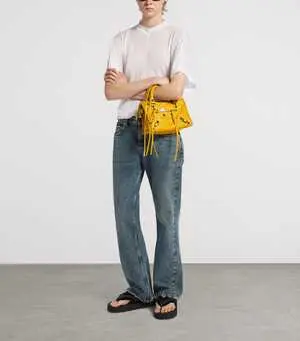 Balenciaga Mini Lambskin Le City Top-handle Bag