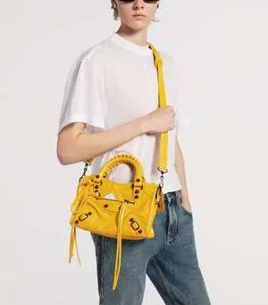 Balenciaga Mini Lambskin Le City Top-handle Bag