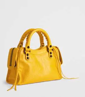 Balenciaga Mini Lambskin Le City Top-handle Bag