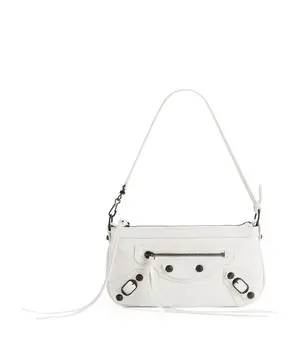 Balenciaga Lambskin Le City Pouch - White