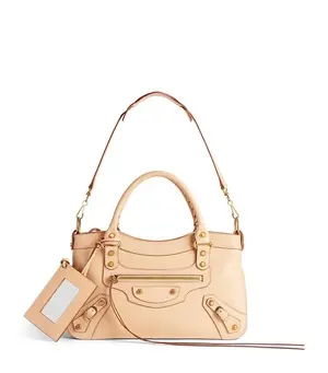 Balenciaga Calfskin Le City First Top-handle Bag - Ivory