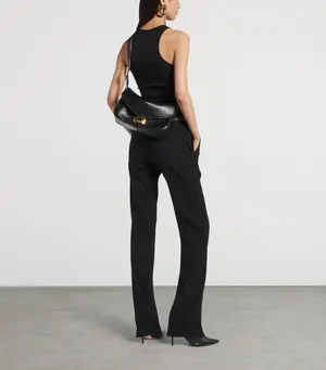 Balenciaga Lambskin Clicca Shoulder Bag