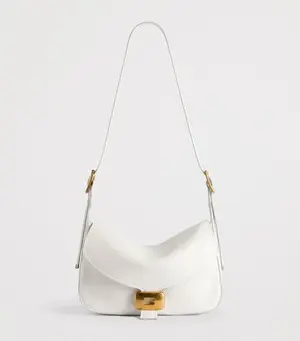 Balenciaga Lambskin Clicca Shoulder Bag