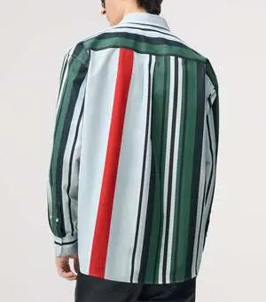Loewe Stripe Print Shirt - Blue