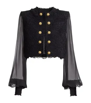 Balmain Cropped Blouses