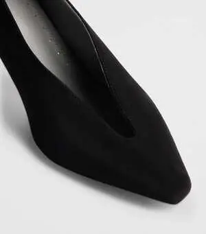 Balenciaga Suede Duchesse Pumps 90 - Black