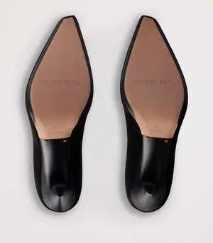 Balenciaga Suede Duchesse Pumps 90 - Black