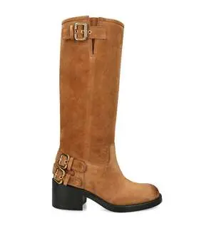 Chloé Suede Dakota Boots 60