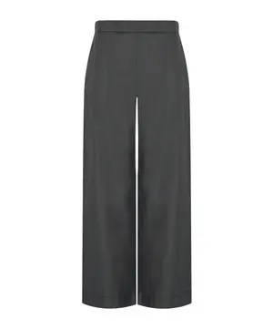 Max Mara Elastic Waist Casual Pants - Black